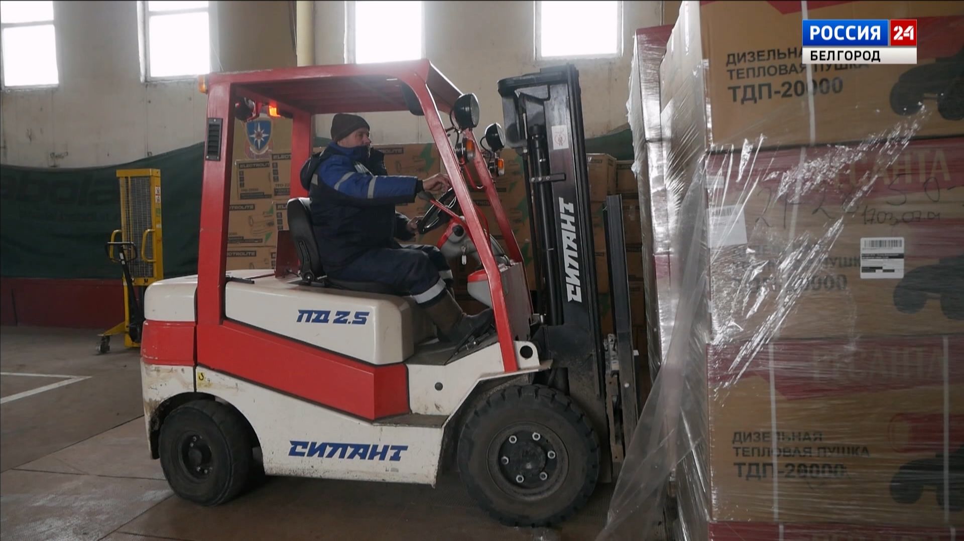 Белгородская область получила 251 тепловую пушку из Ленинградской области