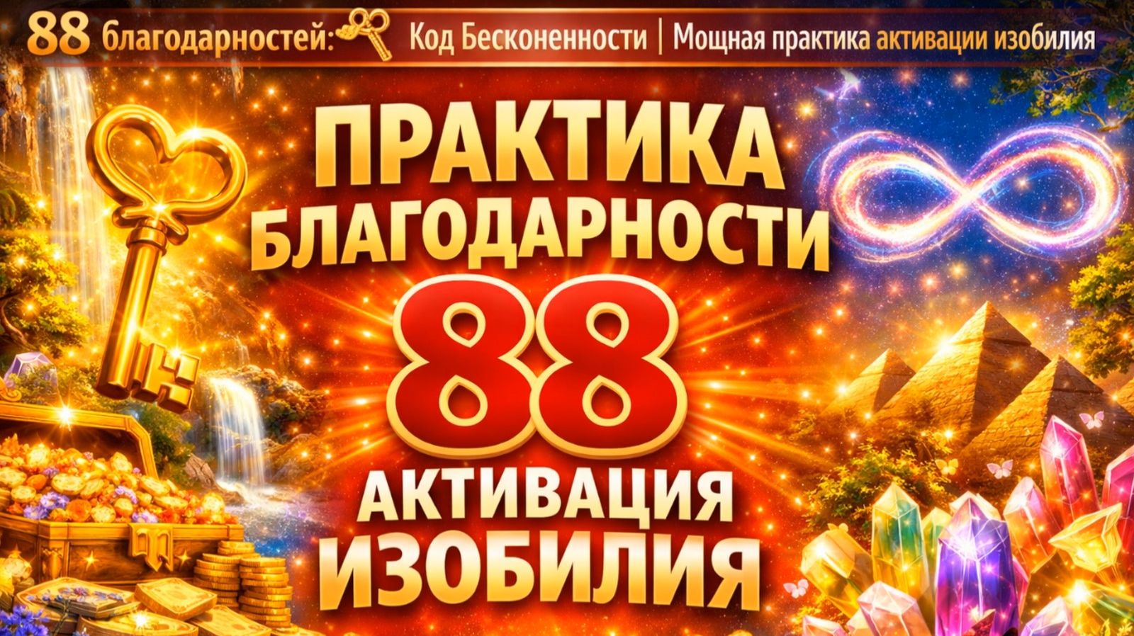 88 благодарностей 🌀 перезапуск жизни | Практика благодарности и изобилия для глубокой трансформации