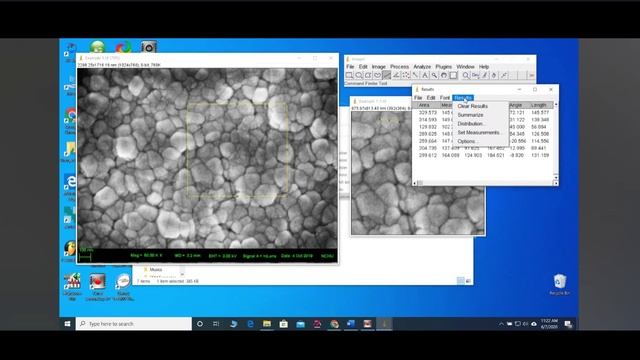 Image J на русском электронная микроскопия обработка полученной фотографии