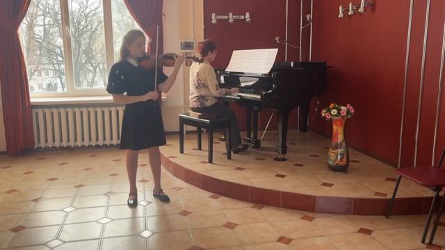 "Мелодия" (М.Скорик), Исполняет: Алексина Лазаревна Пипериди, 13лет