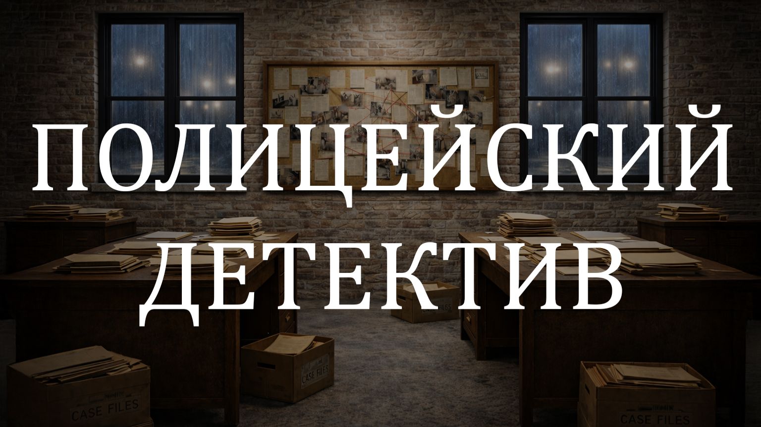 Атмосферная музыка | детективный саундтрек 5 часов 🕵️ Классический кабинет полиции