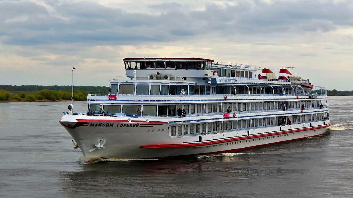 Первое знакомство с теплоходом Максим Горький -2024 год