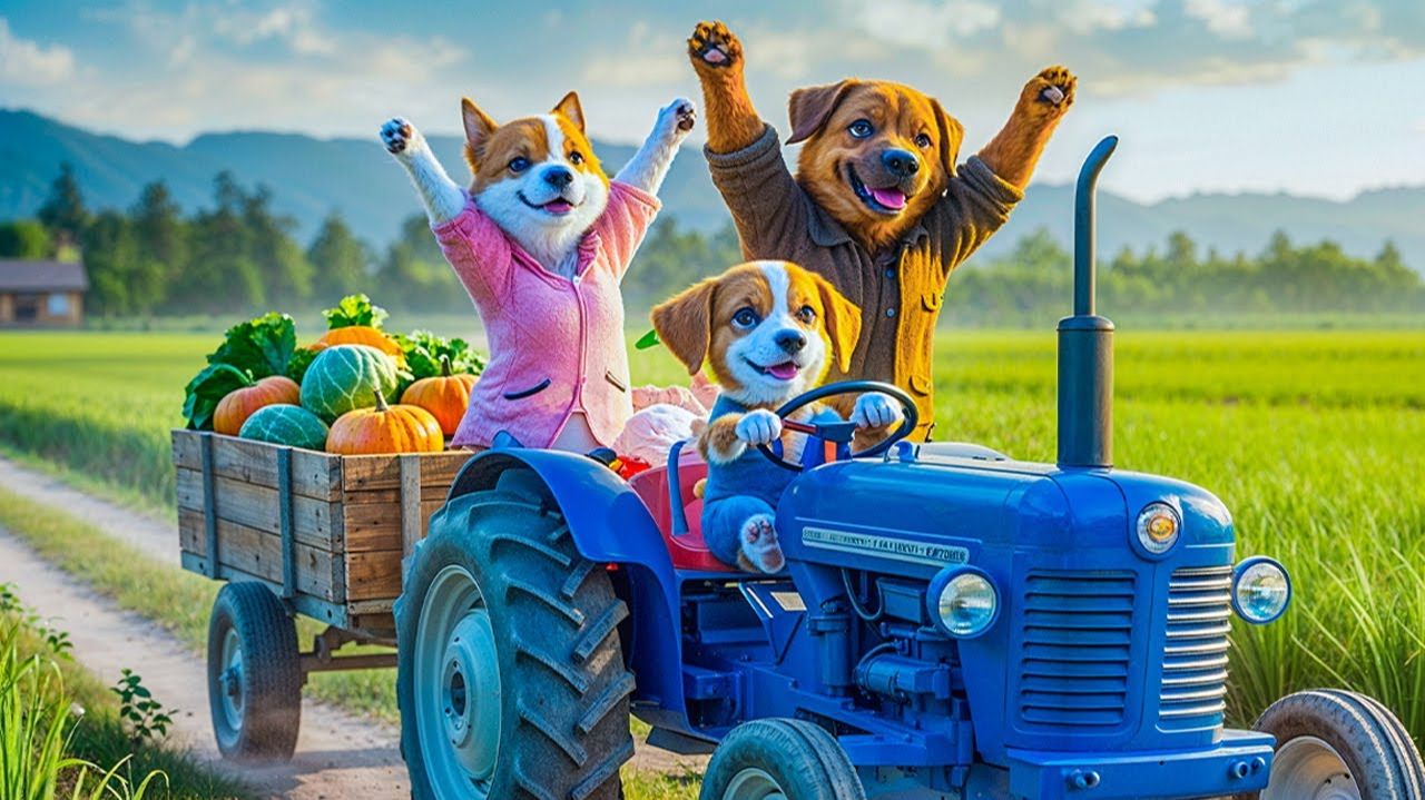 Щенок отказывается отдыхать 🚑🐶 Работает до изнеможения, чтобы спасти своего больного папу