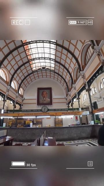 Как выглядит почта Хошимина изнутри #vietnam #вьетнам #набайке