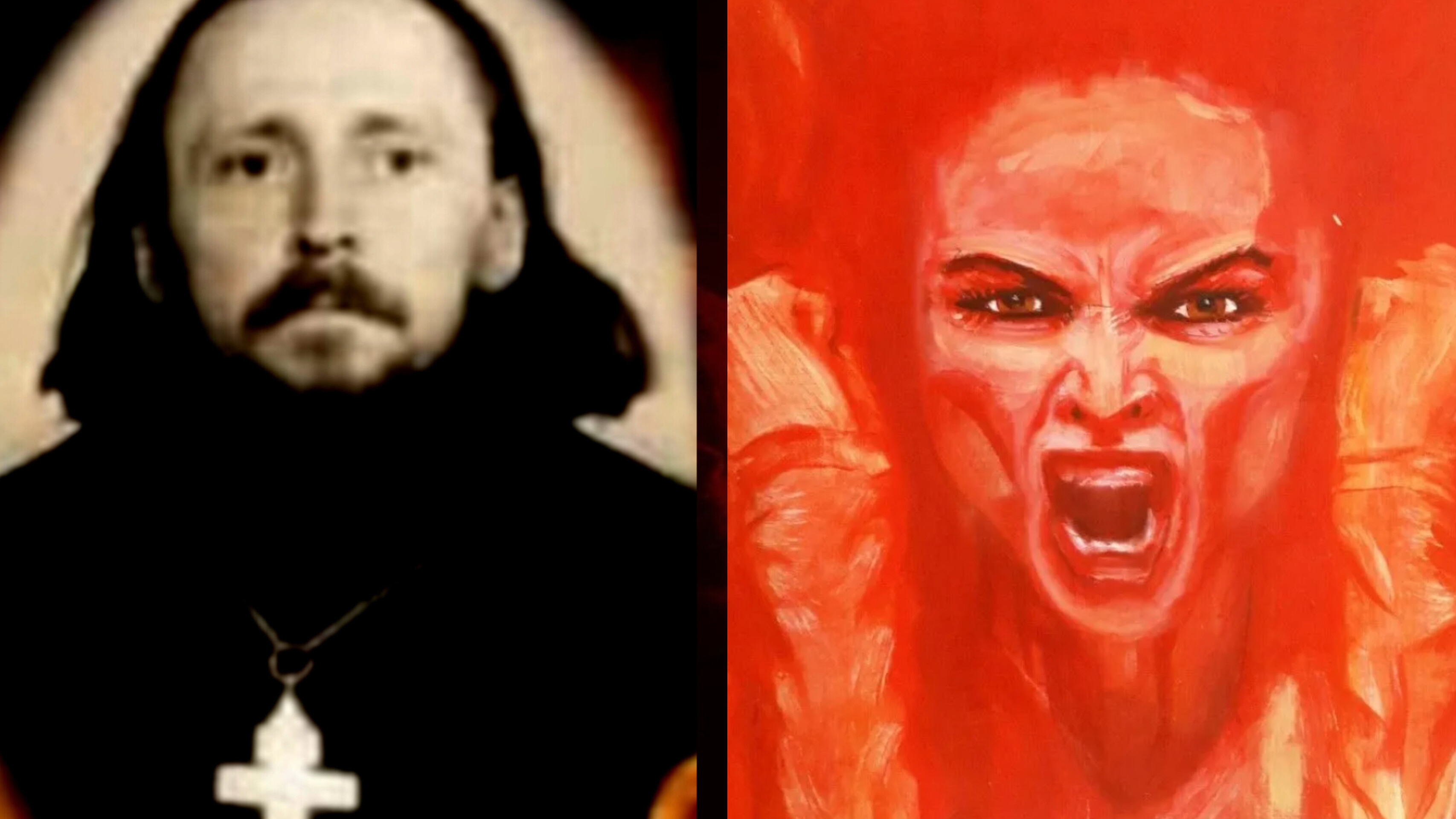 ВО ВРЕМЯ ЧТЕНИЯ ЕВАНГЕЛИЯ ТВОРИЛОСЬ СТРАШНОЕ.В ХРАМЕ НАЧИНАЛИ  ЛАЯТЬ,РЫЧАТЬ.ИЕРЕЙ НИ4ОЛАЙ ТРУБИН ч.9