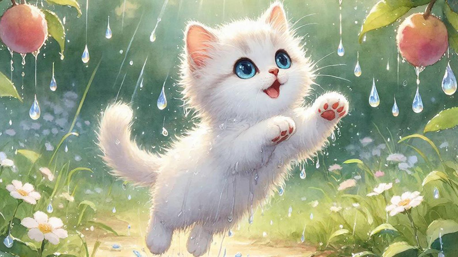 Сказка про котёнка, который исследовал сад