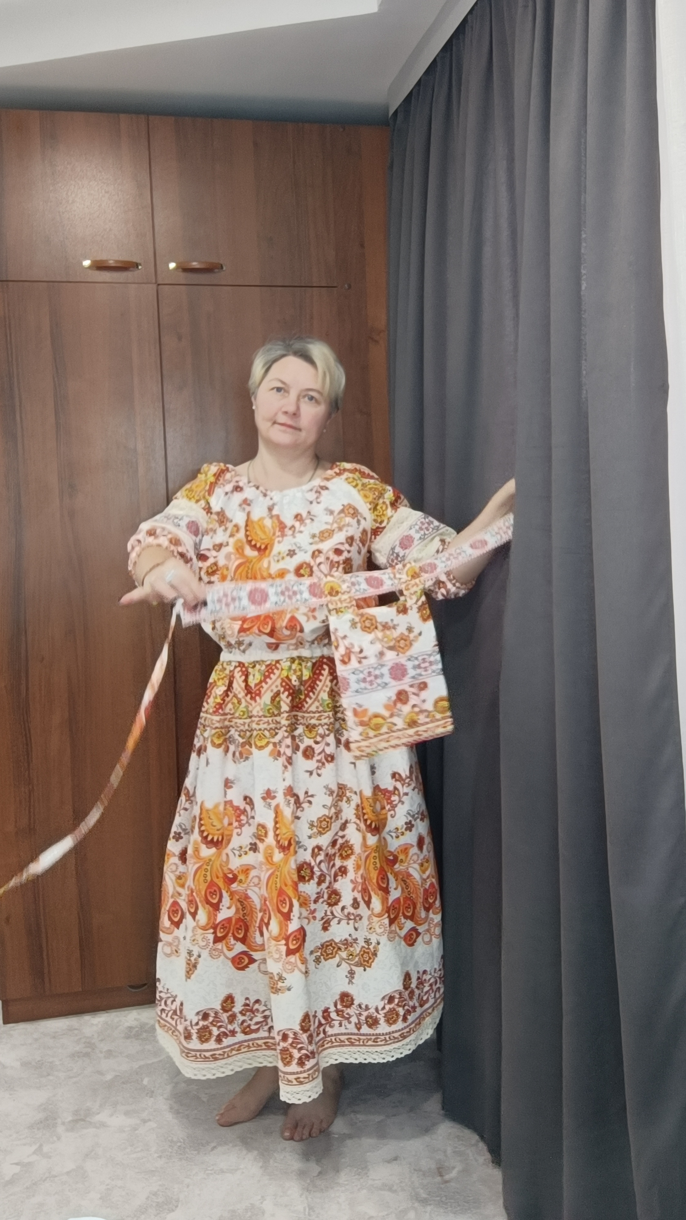 Платье в славянском стиле