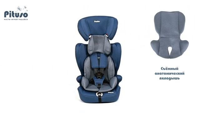 Детское автокресло группы 1/2/3 (9–36 кг) Pituso Prados