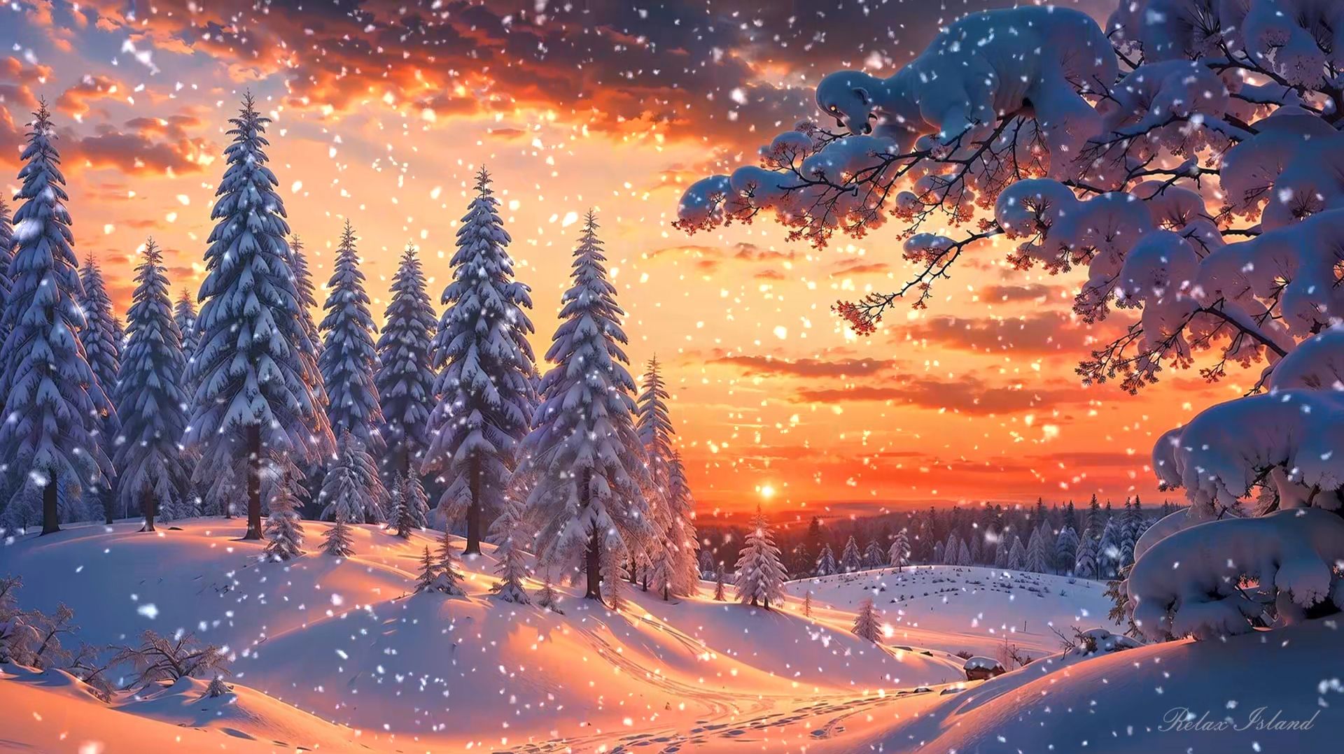 ❄️ ЗИМНЯЯ ОЧЕНЬ КРАСИВАЯ УСПОКАИВАЮЩАЯ МУЗЫКА ДЛЯ СНА 🎵 ФОРТЕПИАННАЯ РАССЛАБЛЯЮЩАЯ МУЗЫКА ДЛЯ ДУШИ