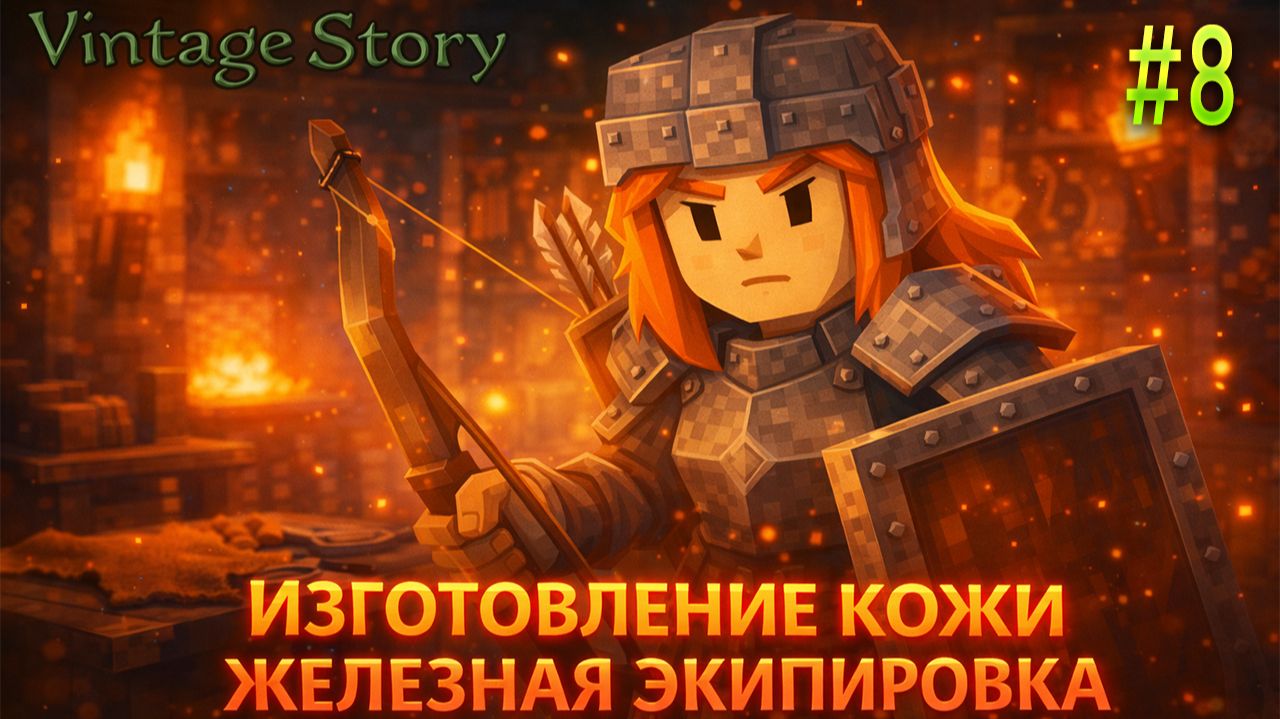 ИЗГОТОВЛЕНИЕ КОЖИ/ЭКИПИРОВКА #8 в игре Vintage story