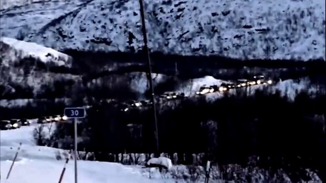 Образовались огромные пробки в Мурманской области