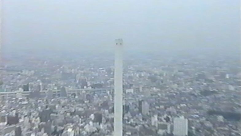 Япония. Первые впечатления. Вид на Токио с 60 этажа. Императорский дворец, 2001