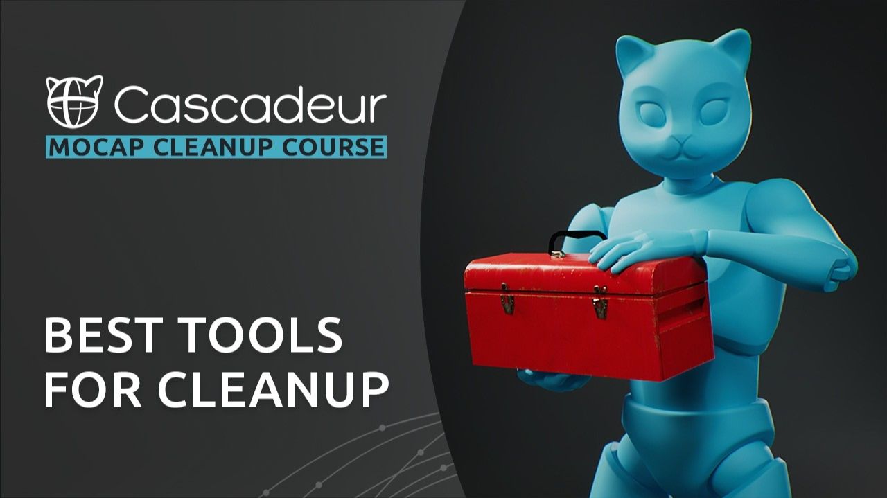 Лучшие инструменты для очистки захвата движения в Cascadeur