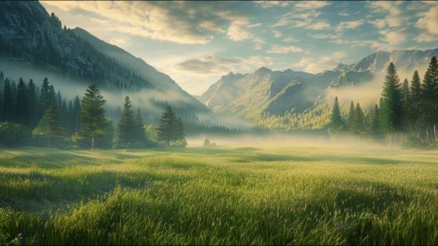 Горный ветер, природа и эмбиент – 1 час для концентрации и релаксации