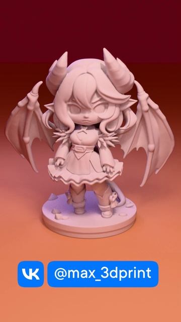 Чиби Дракон - 3d print
