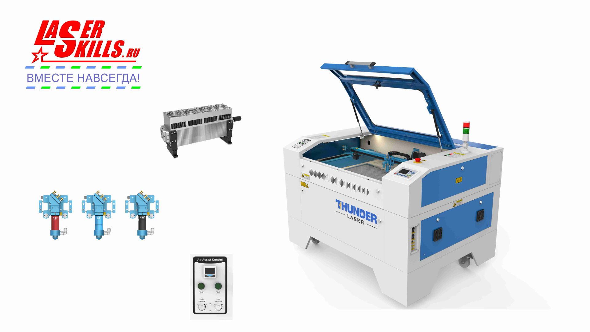 Обзор новинки 2026 года СО2 лазерного станка Thunder Laser Nova Plus