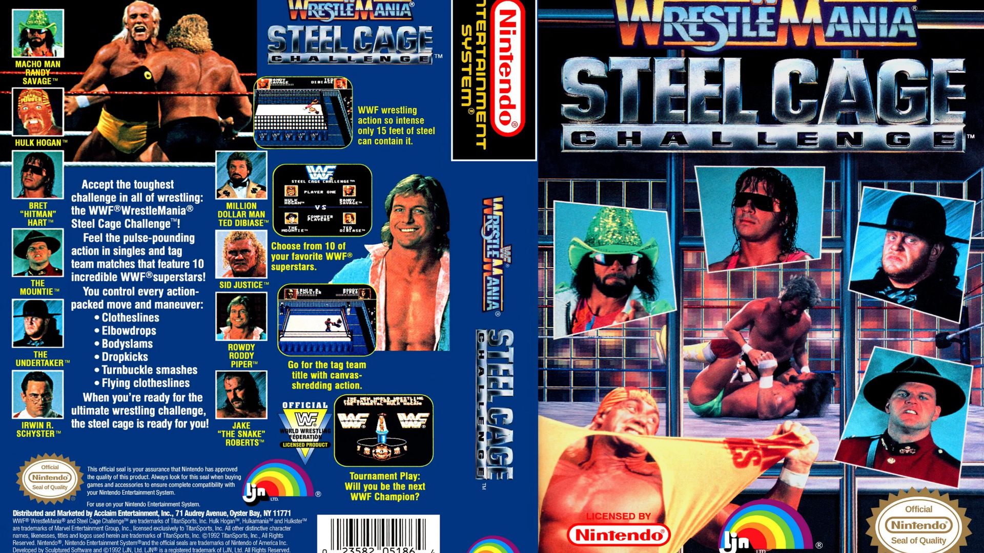WWF Steel Cage Challenge (NES)