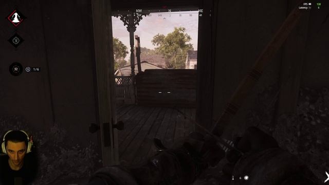 2 шота с дробаша, 2 шота с лука (Hunt: Showdown 1896)