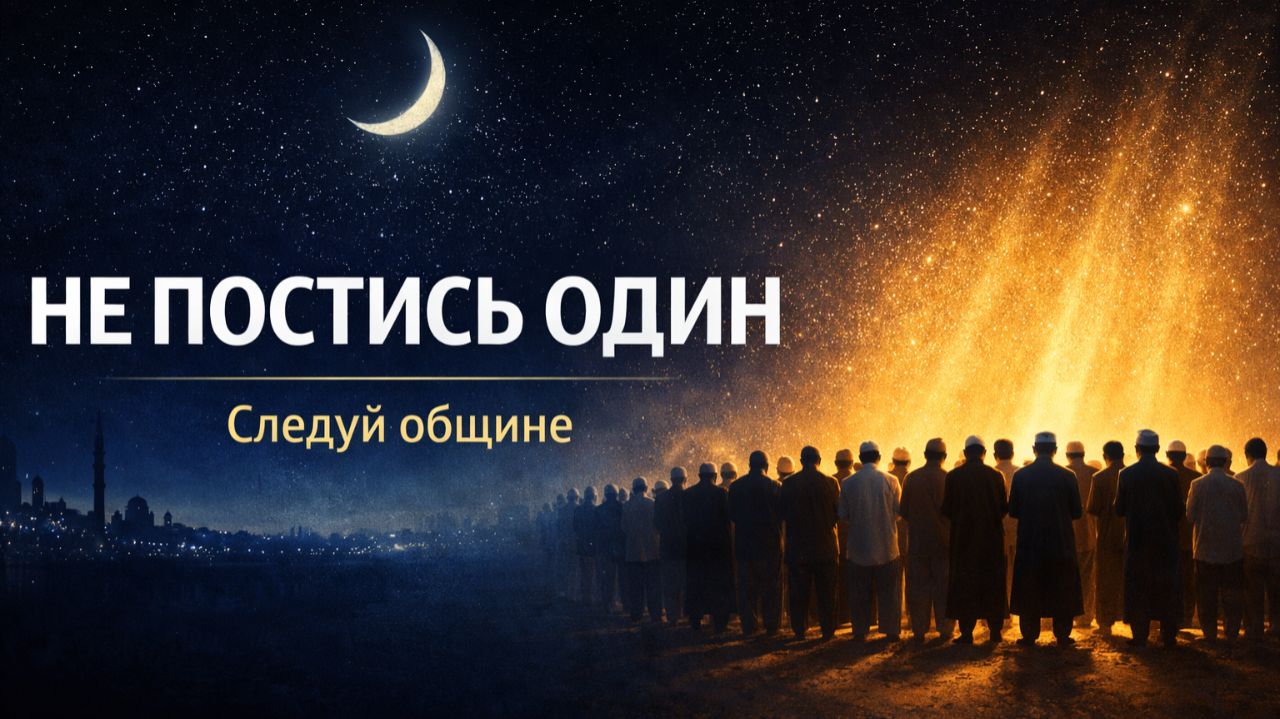 Соблюдайте пост по правилам вашей страны | О начале Рамадана и единстве общины