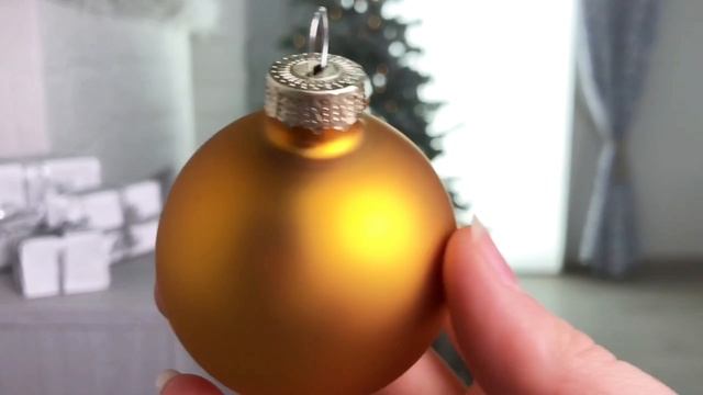 Набор стеклянных шаров, насыщенно золотой mix, 60 мм, 10 шт., 2000241