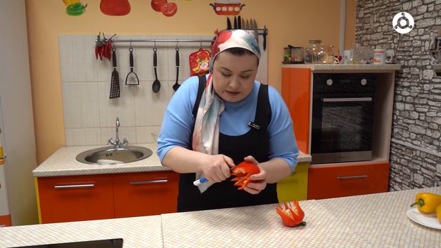 Утреннее меню. Лайфхаки: как сделать цветок из болгарского перца