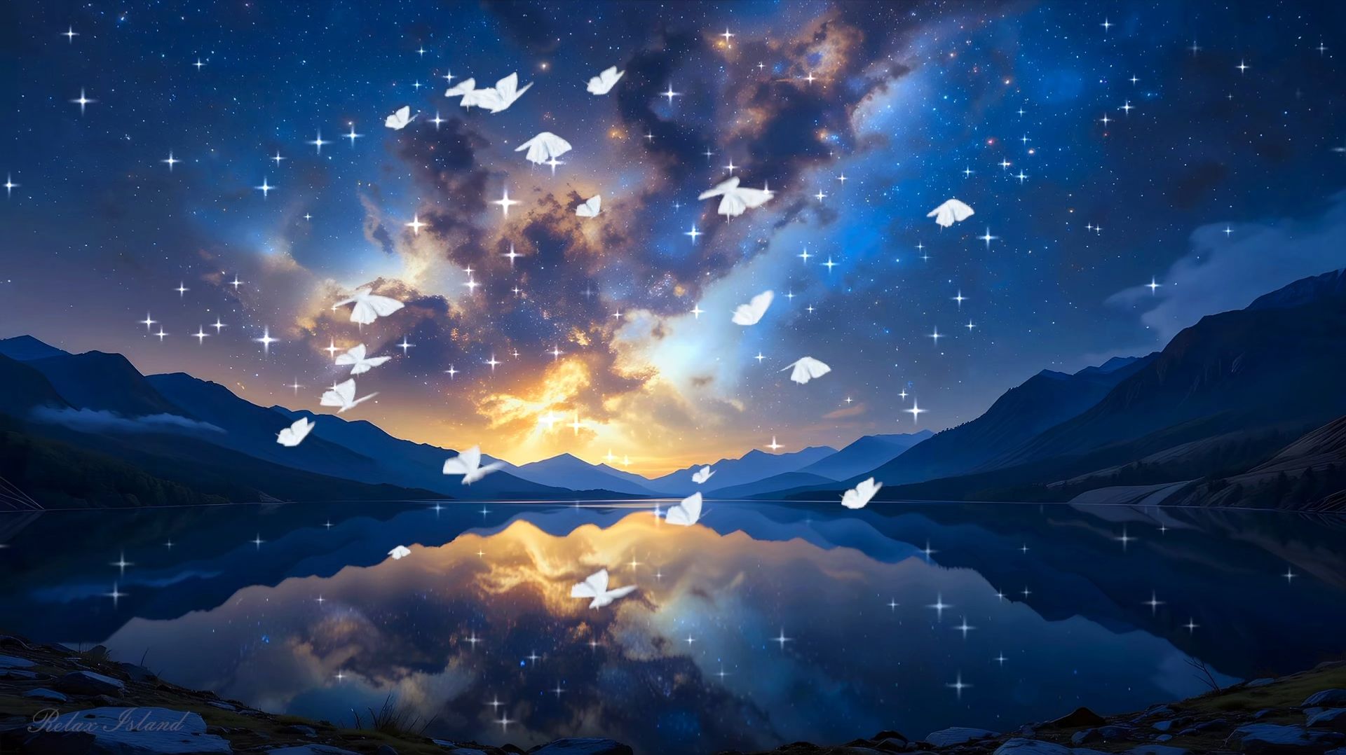 СКАЗОЧНО КРАСИВАЯ УСПОКАИВАЮЩАЯ МУЗЫКА ДЛЯ СНА 🎵 РАССЛАБЛЯЮЩАЯ МУЗЫКА ДЛЯ ДУШИ ПОД ЗВЁЗДНЫМ НЕБОМ