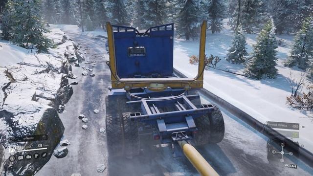 прохождение Snowrunner Аляска (США) часть 9 без комментариев