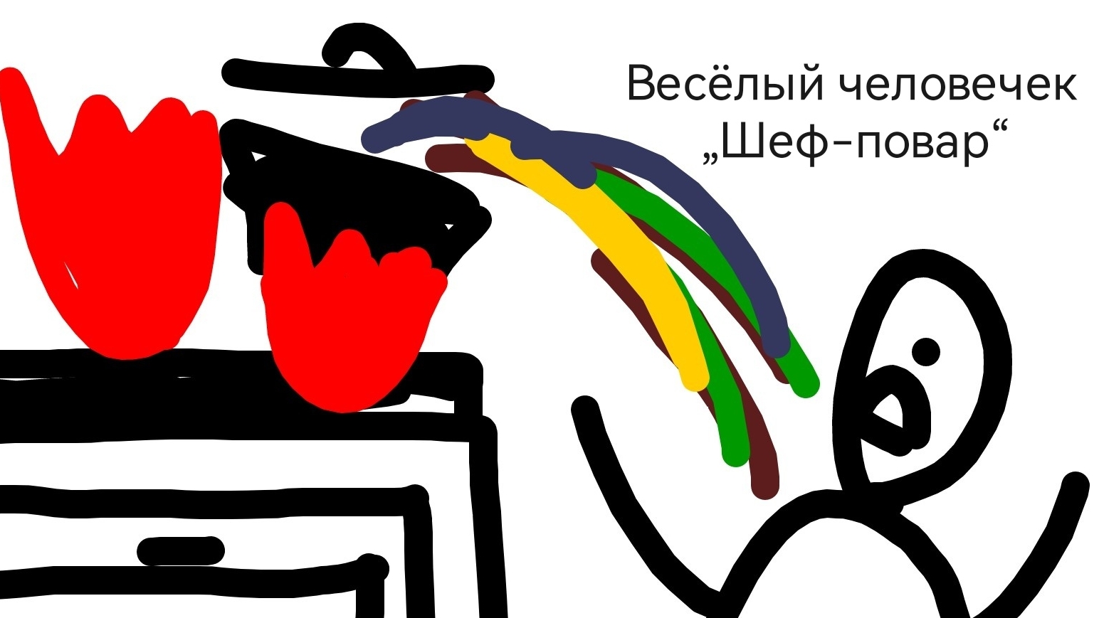 Весёлый человечек. Эпизод 9. Шеф повар. Тестовый сезон.