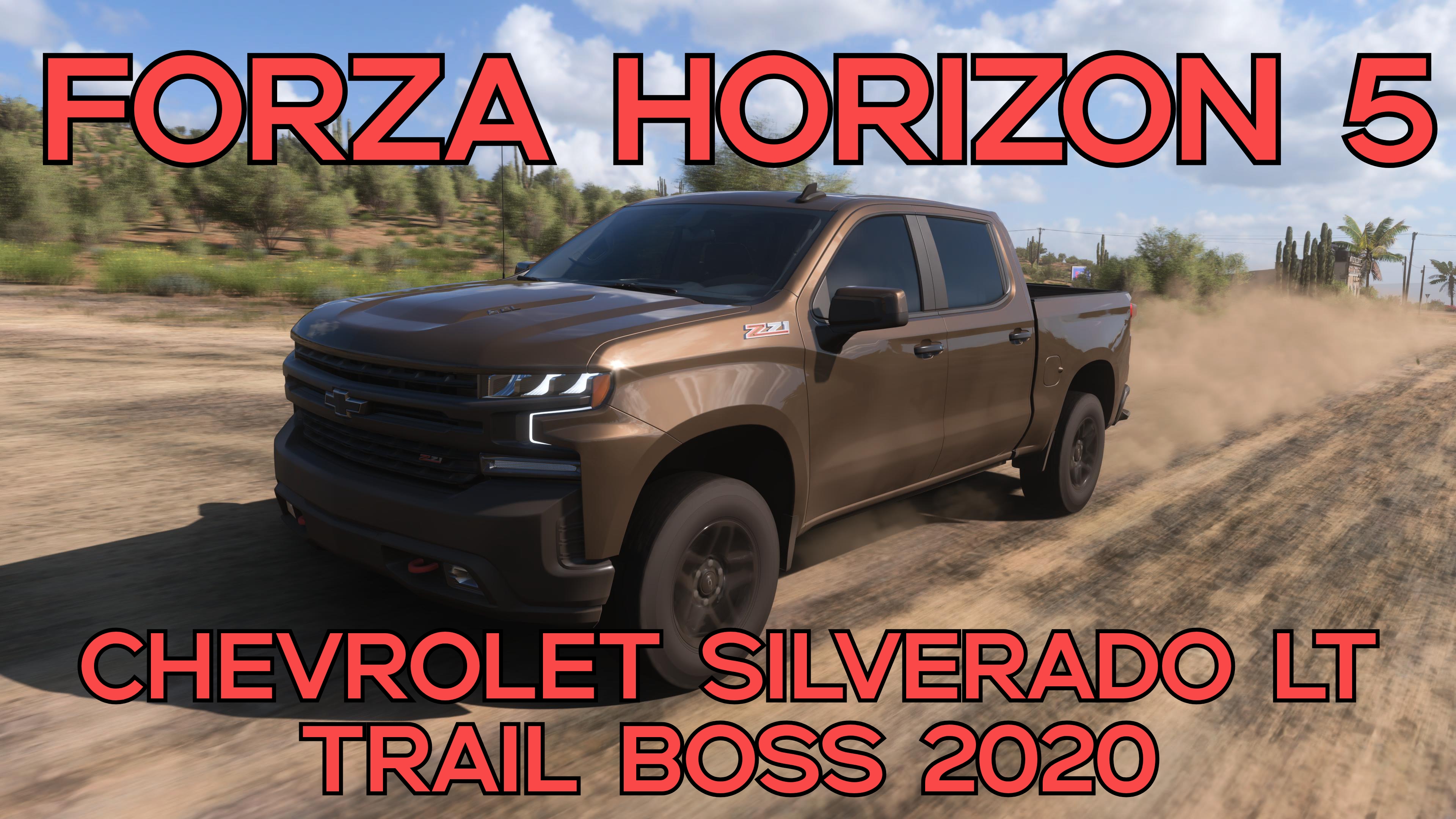 "Chevrolet Silverado LT Trail Boss 2020: Полноприводный король дорог в Forza Horizon 5"
