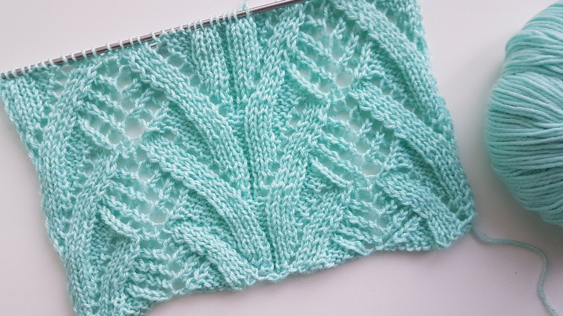 🌾 Ажурный Колосок Спицами: Полевое Очарование в Каждой Петле | Подробный Мастер-Класс 🌾