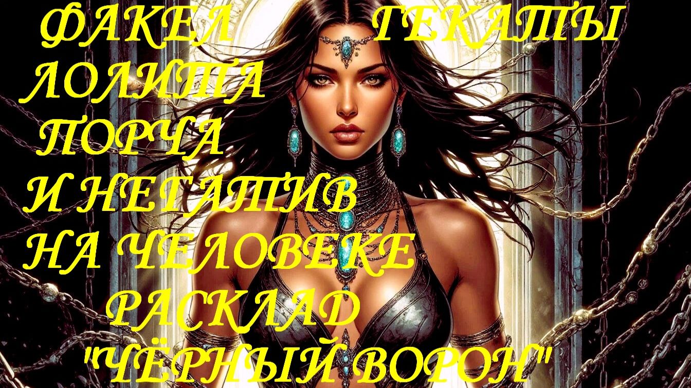 #ОПРЕДЕЛЕНИЕ_ПОРЧИ_И_НЕГАТИВА_НА_ЧЕЛОВЕКЕ #РАСКЛАД_ЧЁРНЫЙ_ВОРОН_НА_13_КАРТ #ФАКЕЛ_ГЕКАТЫ