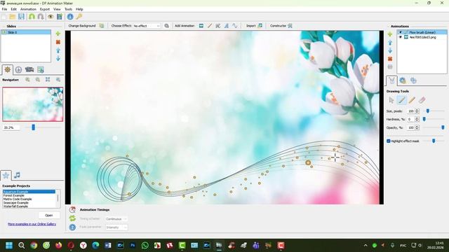DP Animation Maker 3.5.46 Футаж анимация  линий и вуалей.Скачать архив  клипарт линии и вуали