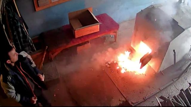 Обратная тяга и взрыв внутри котла
