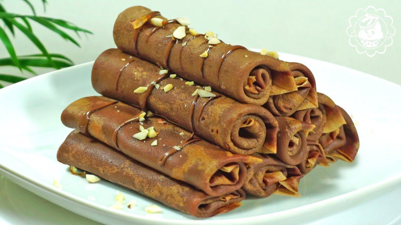 ШОКОЛАДНЫЕ БЛИНЫ  за 5 МИНУТ / Простой и вкусный рецепт ШОКОЛАДНЫХ БЛИНЧИКОВ