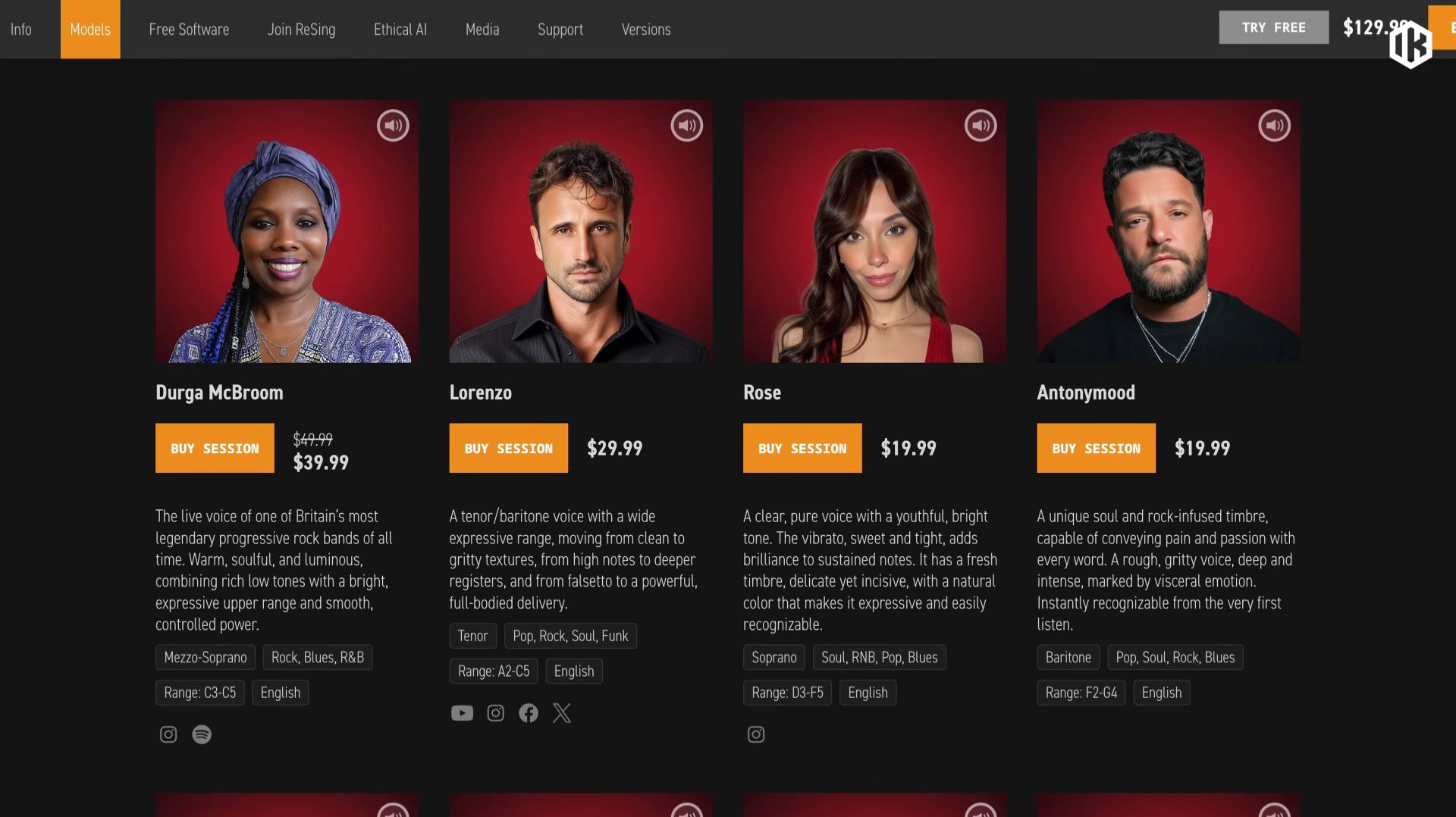 IK Multimedia ReSing: New 7 Professional Voices