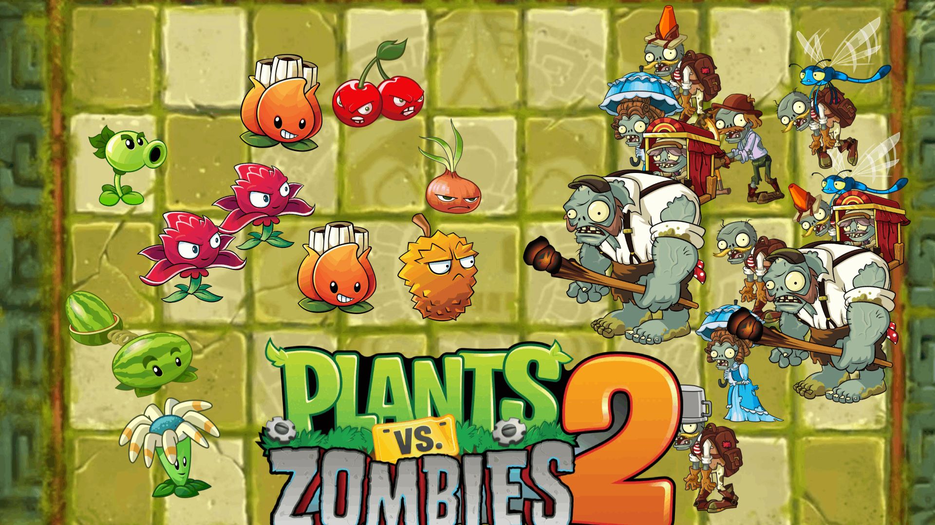 5 ГАРГАНТЮА 🌳 PvZ 2 Растения против зомби 2 🫒 часть 19