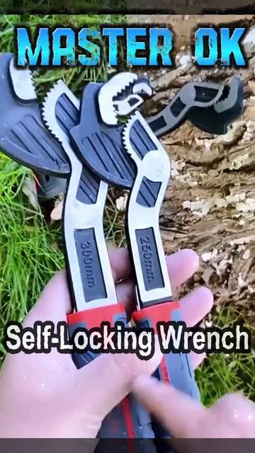 Ключ Универсальный Гаечный Самозажимной, Сталь, с Автоматическим Сбросом !