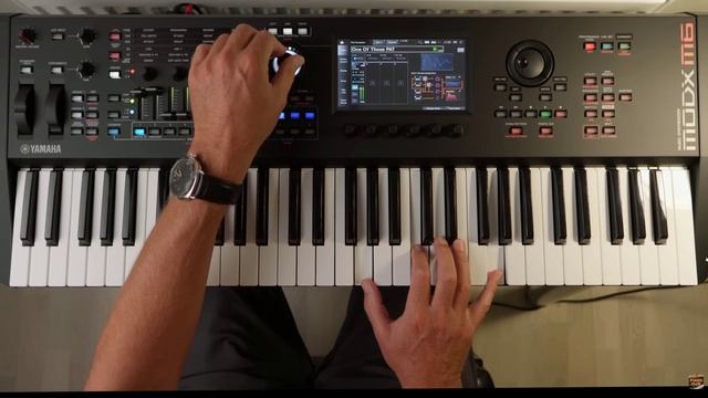 Демонстрация звука YAMAHA MODX M, часть 1 (M6 M7 M8)