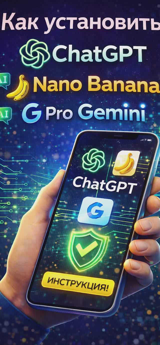 Как установить ChatGPT Nano Banana Pro Gemini