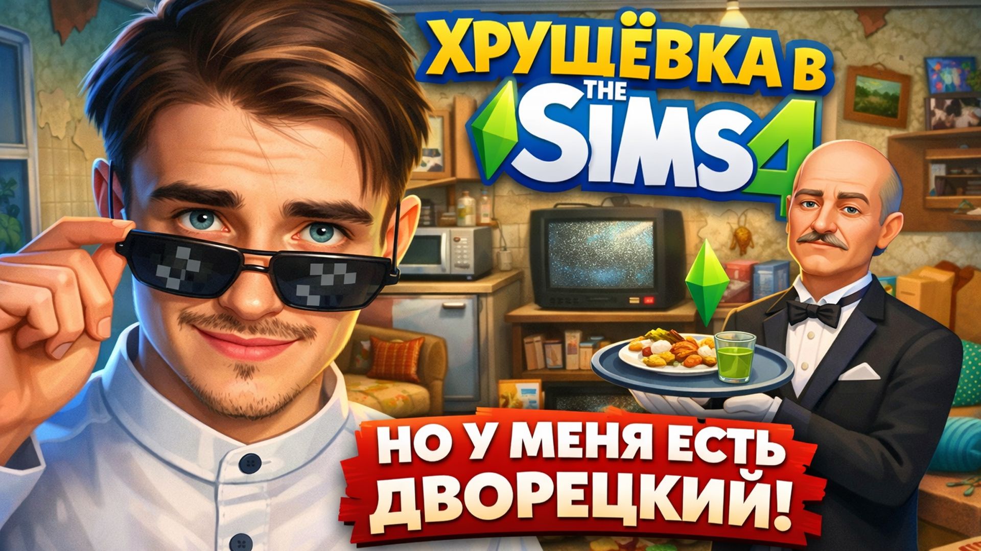 Я ВОССОЗДАЛ СВОЮ ХАТУ В THE SIMS 4