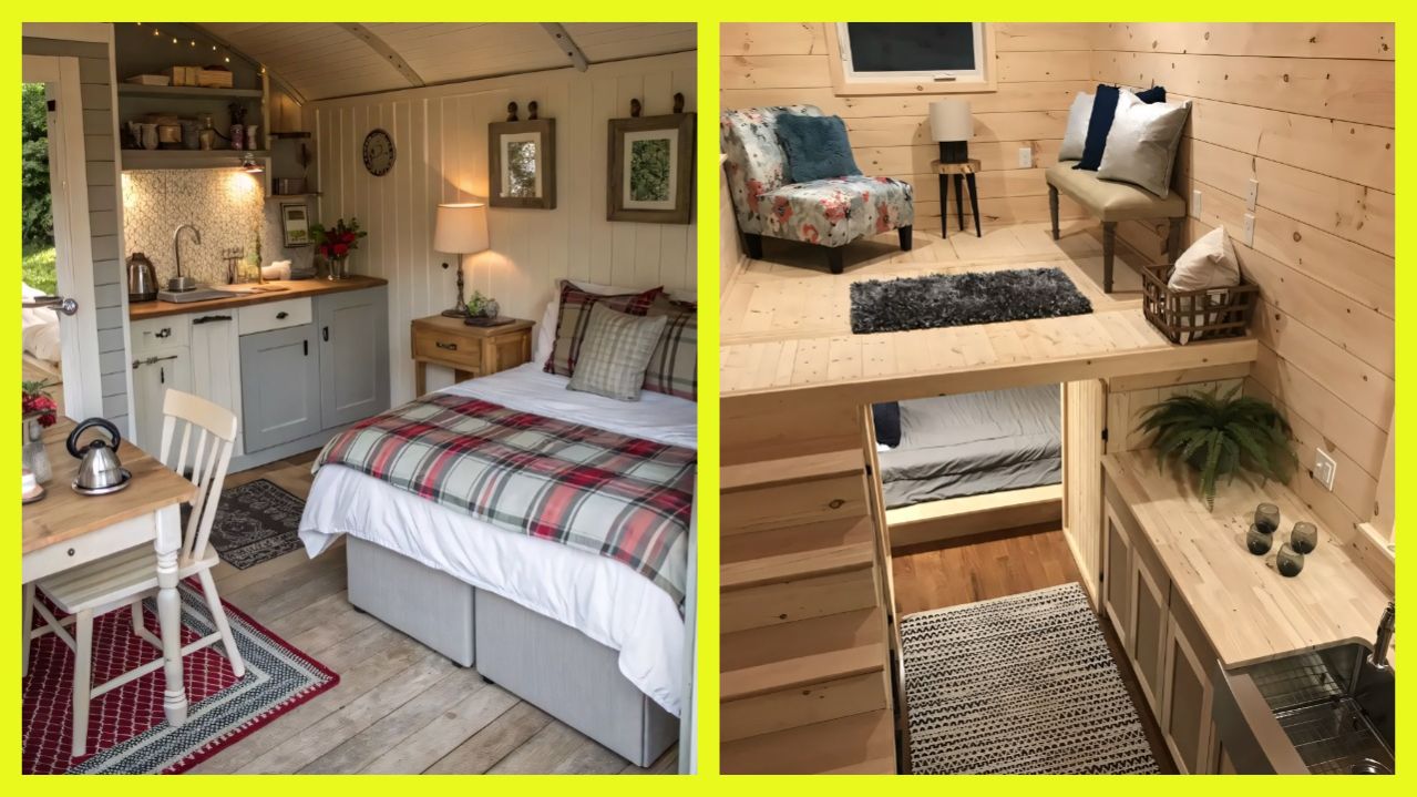 Интерьер дома-вагончика: уют в миниатюре 🏡✨