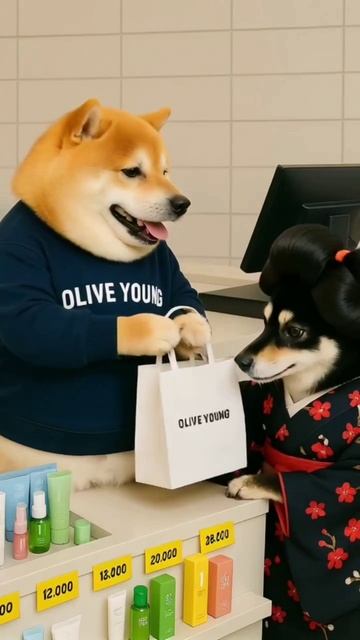 Собаки любят шопинг