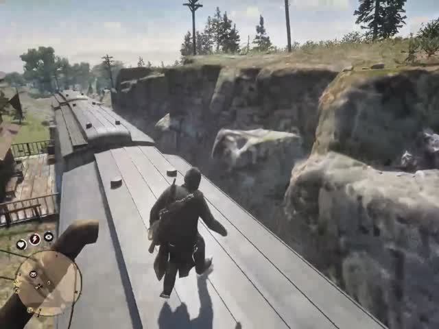 Red Dead Redemption 2 - Ограбление Поезда