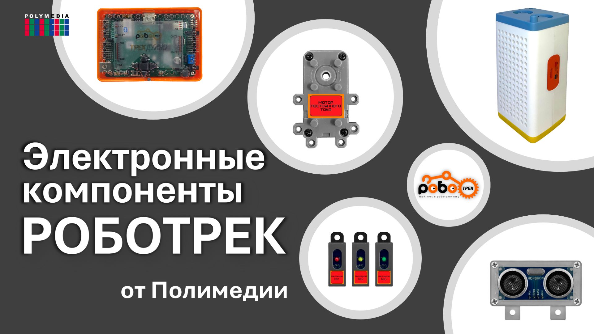 Электронные компоненты РОБОТРЕК от Полимедии