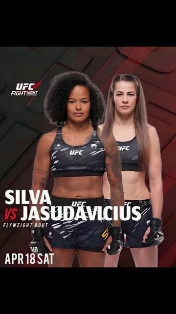 Силва VS Ясудавичус 18.04.2026 #shorts #каринсилва #жасминясудавичус #силваясудавичус #ufc