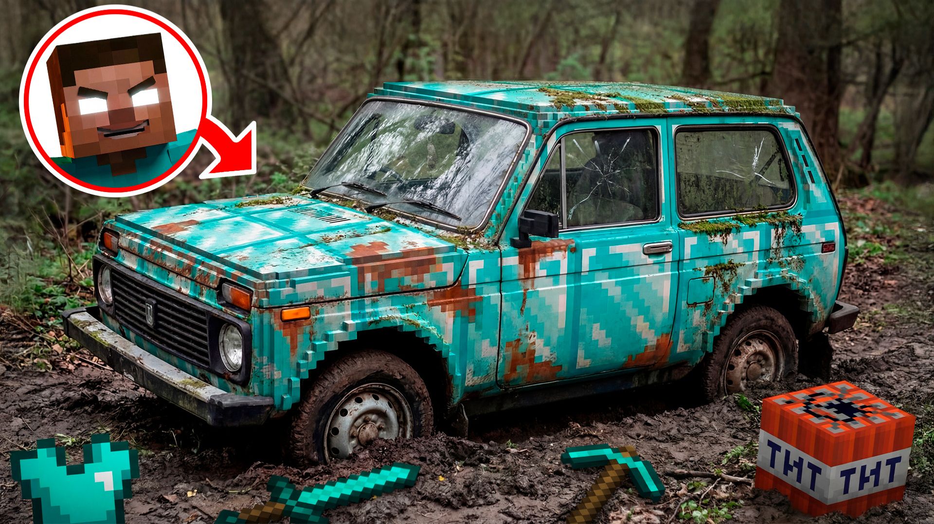 Полное Восстановление ЗАБРОШЕННОЙ НИВЫ MINECRAFT | Оживили Старую НИВУ MINECRAFT