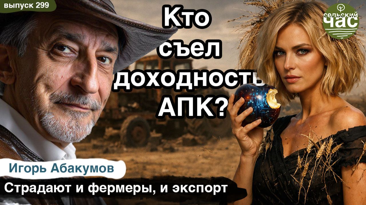КТО СЪЕЛ ДОХОДНОСТЬ АПК? Сельский час #299 (Игорь Абакумов)