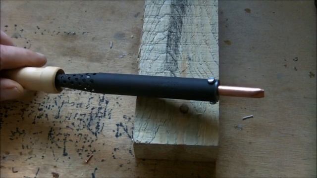 Проверка нового паяльника.