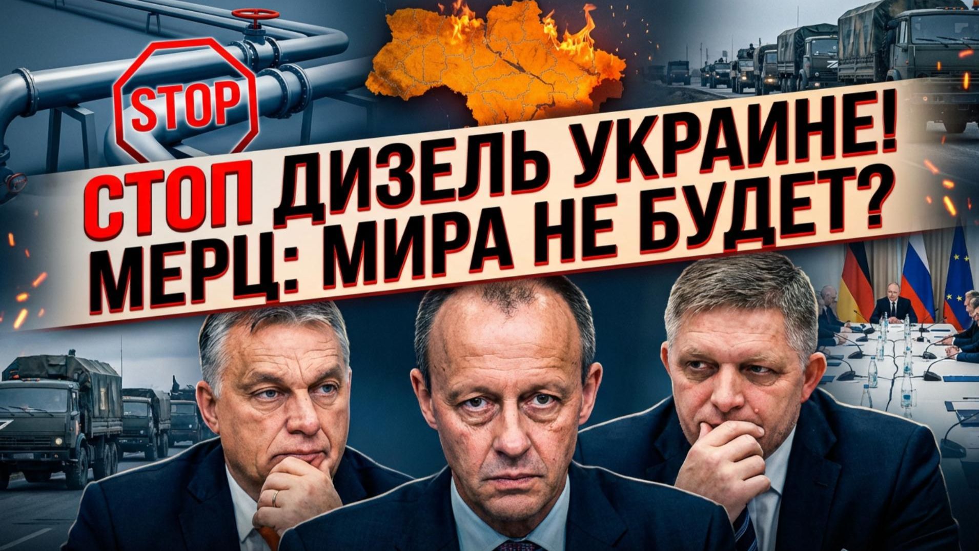 🔥Себастиан Сас | Венгрия и Словакия оставили Украину без дизеля; Мерц: переговоры не завершат войну