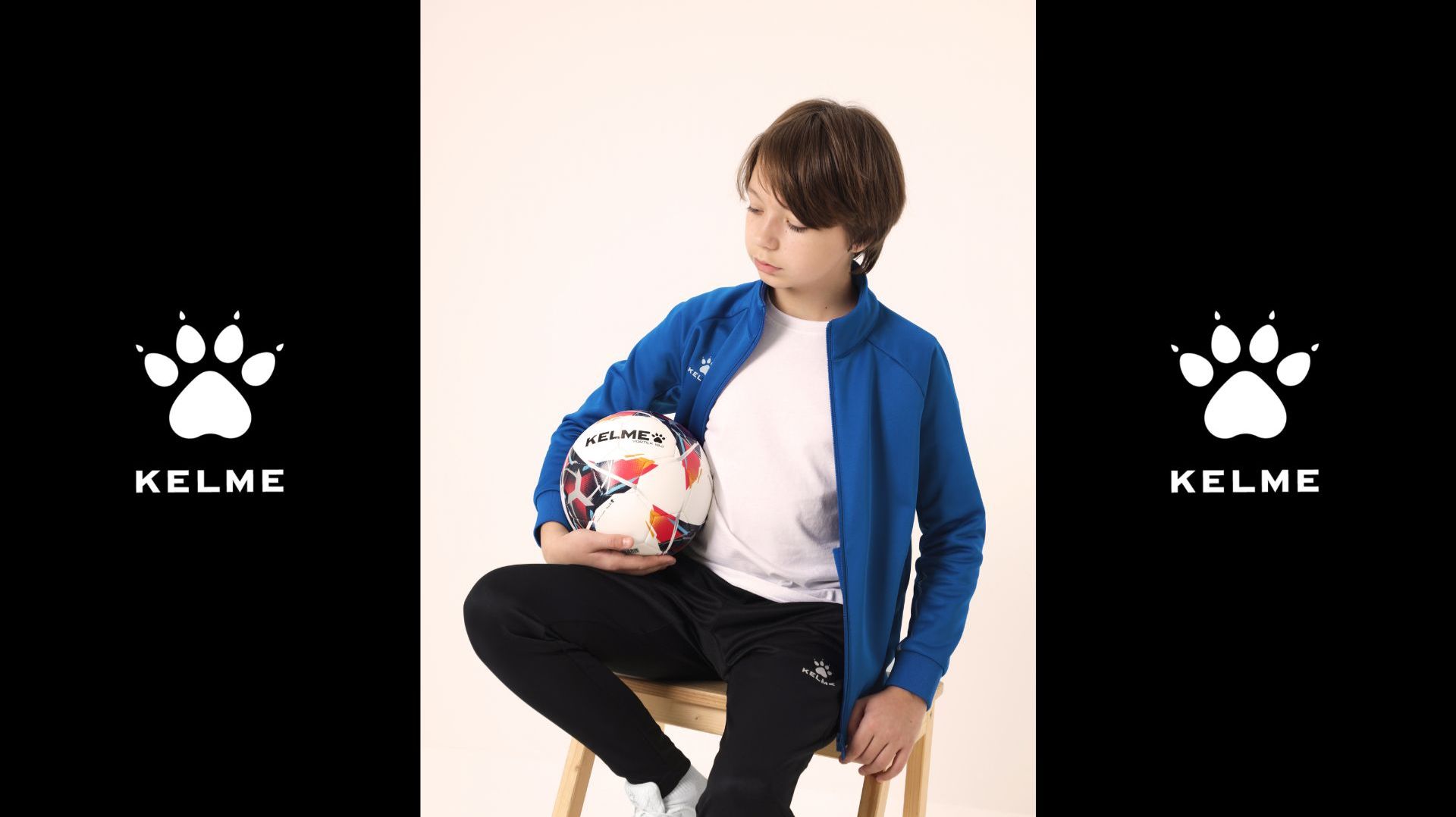 7461WT3143-481. Детская олимпийка KELME Children's Knitted Jacket (fleece)